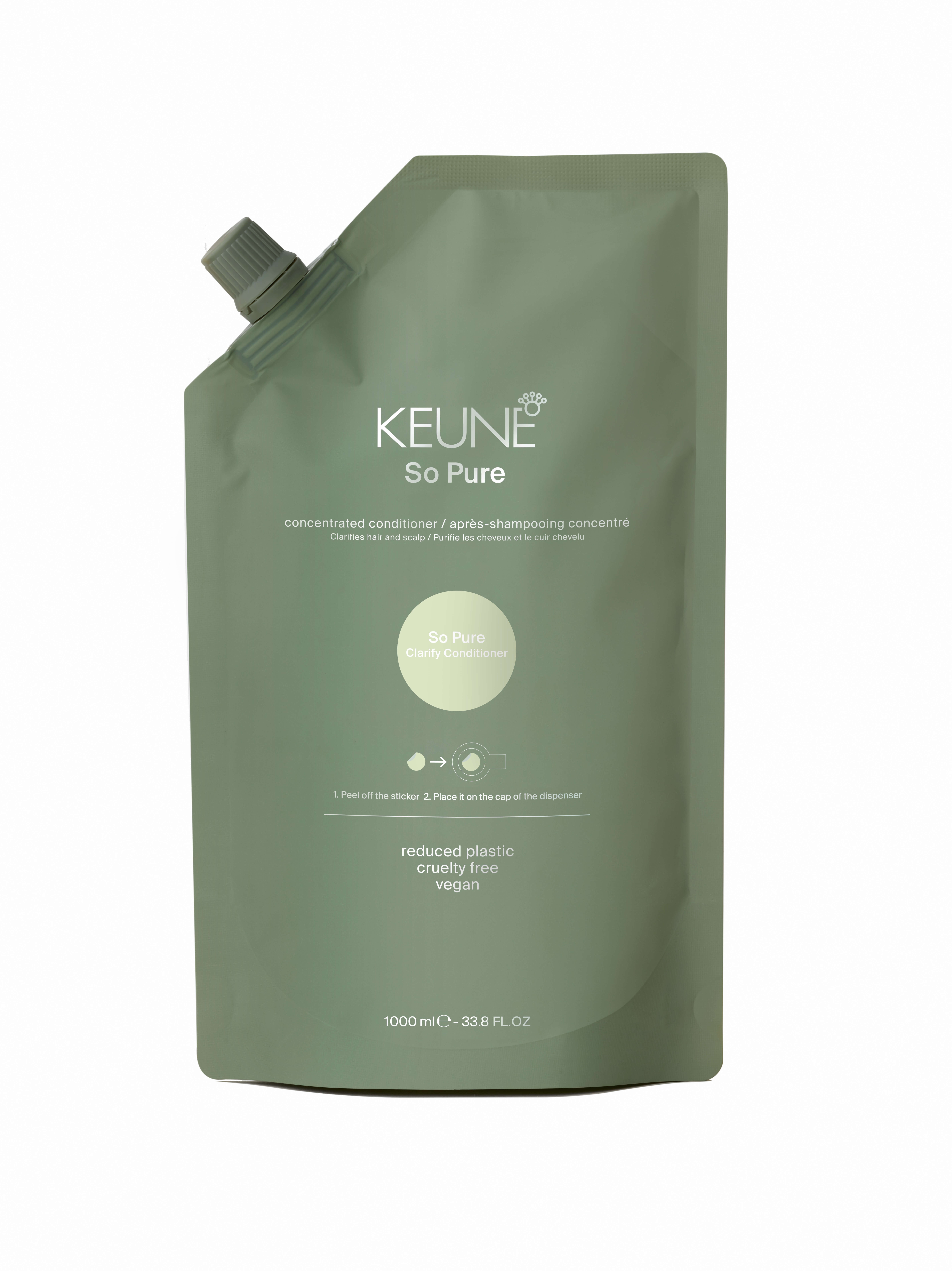 Keune So Pure Clarify Conditioner 1000ml | Beschermt tegen vuil